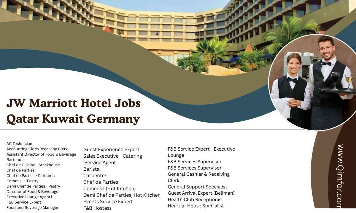 JW Marriott Hotel Jobs Qatar Kuwait Germany